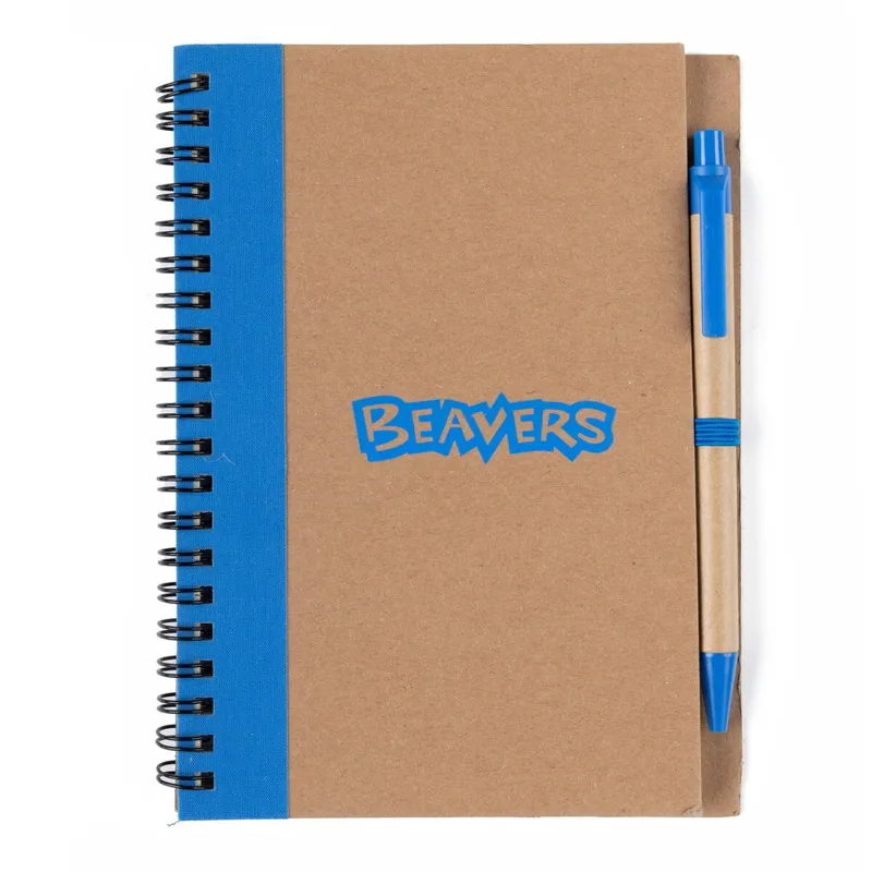 Beaver Scouts Eco Notebook with Pen