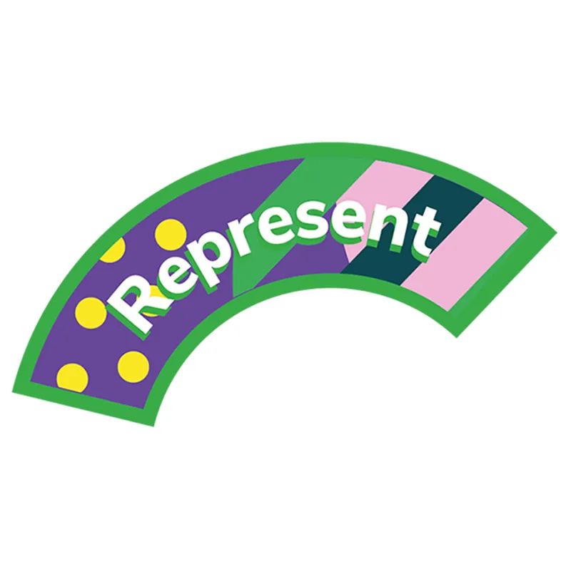 You Shape Cub Represent Badge