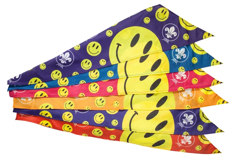 World Scout Smiley Face Neckie
