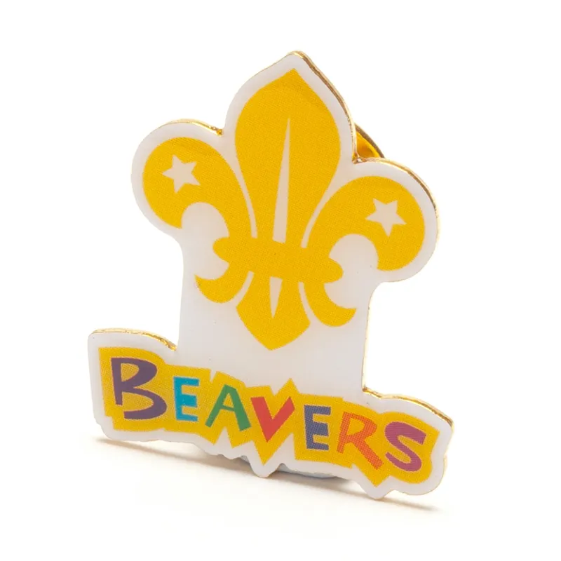 Beaver Logo Pin Badge