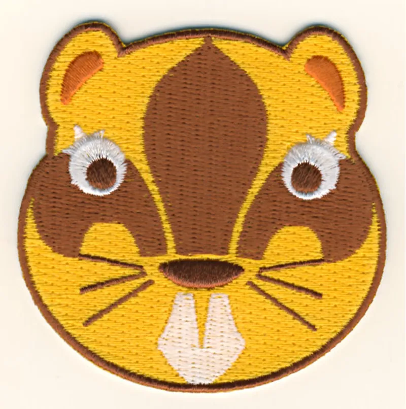 Beaver Face Fun Badge