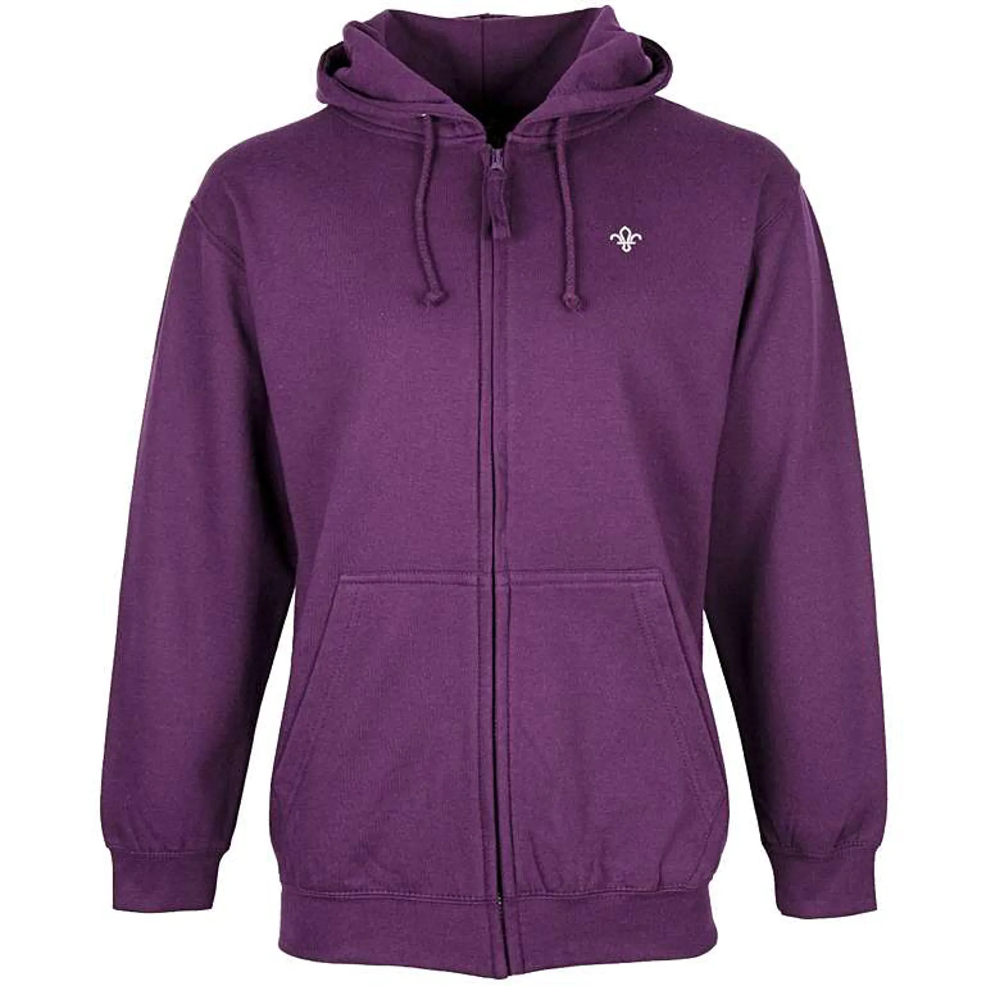 Fleur de Lis Scouts Printed Zip Through Hoodie