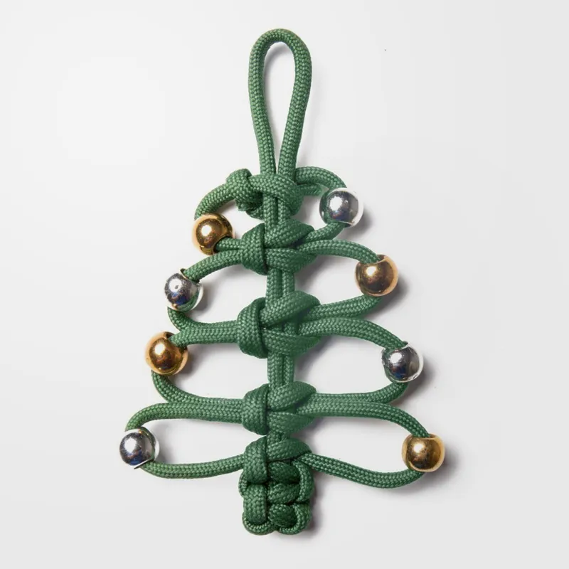 Paracord Christmas Ornament Wreath Ornament – Shannon Creates
