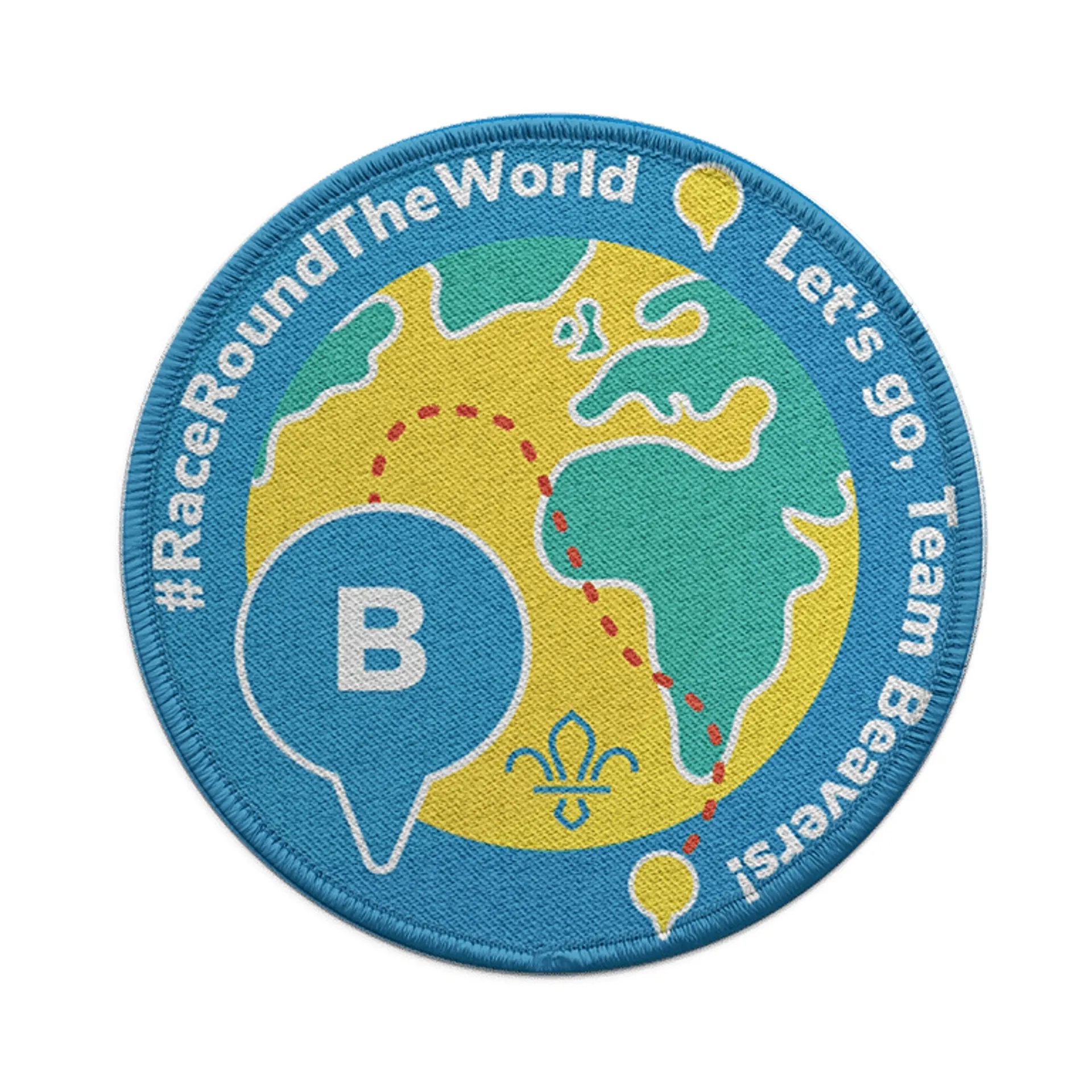 Race Round The World - Team Beaver Fun Badge
