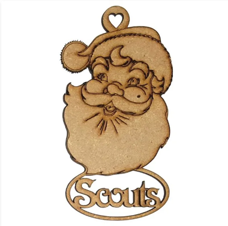 Scout Santa Tree Decoration